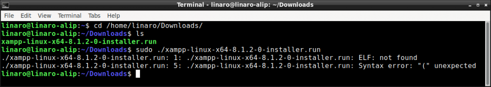 Install Porblem for XAMPP - Software - Tinker Board Forum Install Porblem for XAMPP - Software - Tinker Board Forum